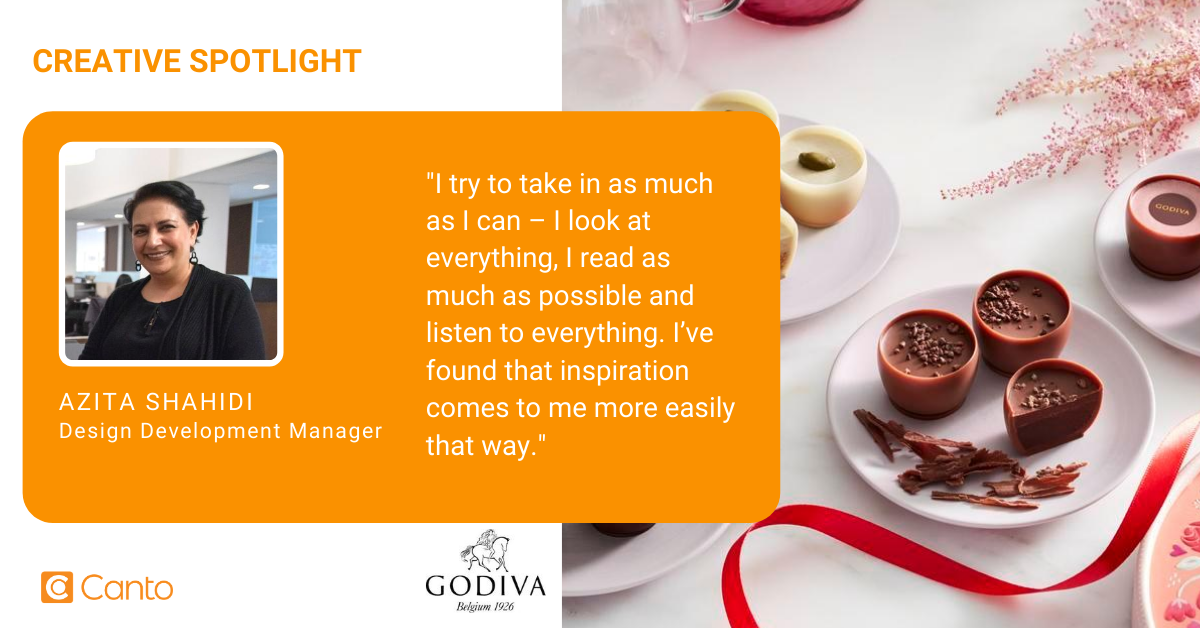 Creative spotlight Azita Shahidi from Godiva | Canto