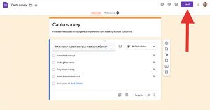 How to embed a Google Form in an email | Canto